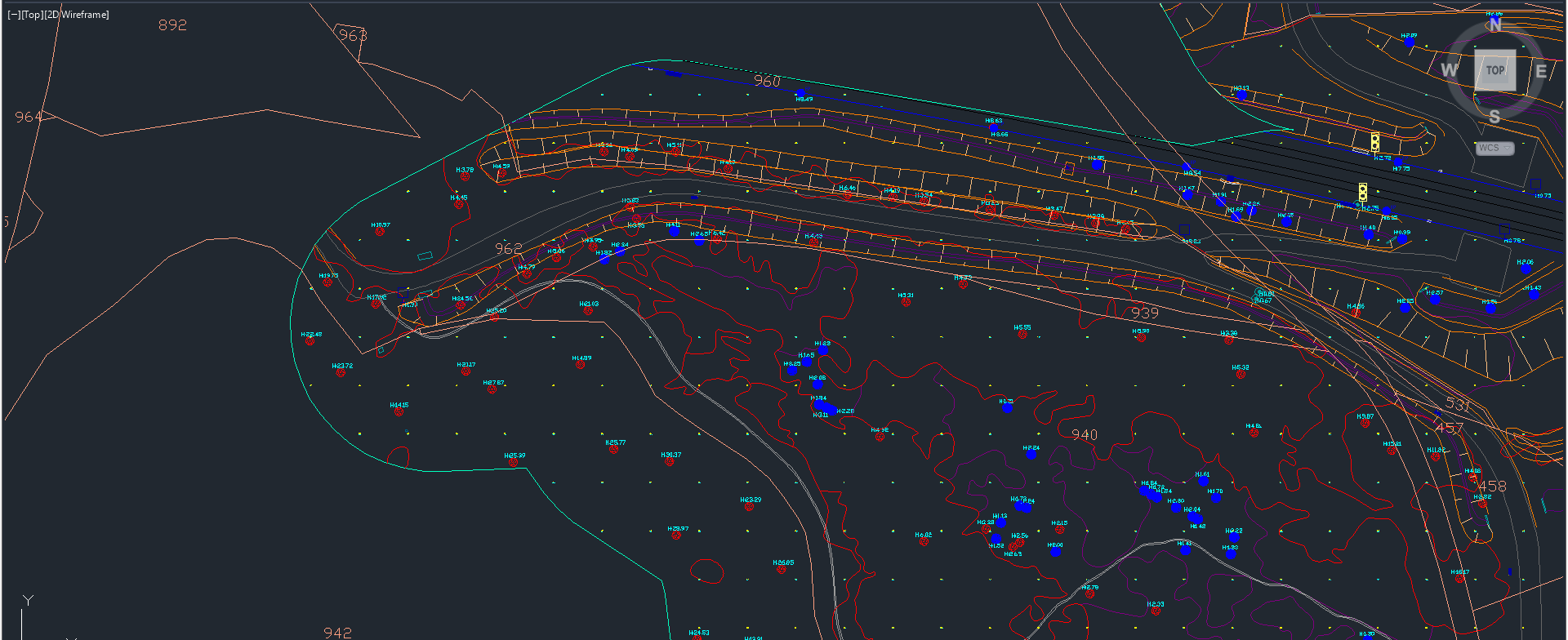 Plan topographique - Dronnit
